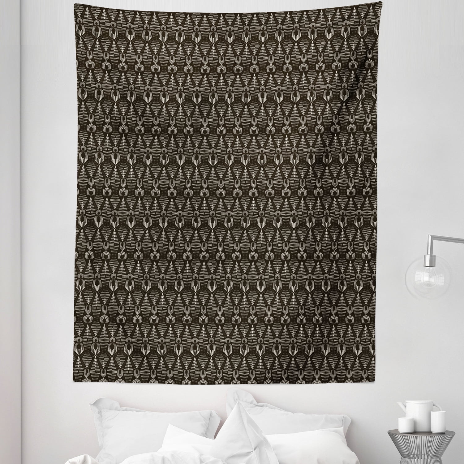 Geometric Tapestry, Layout of Modern Shapes and Streaks Abstract ...