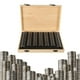 Wooden Storage Box Wooden Coins Display Storage Box Case for ...