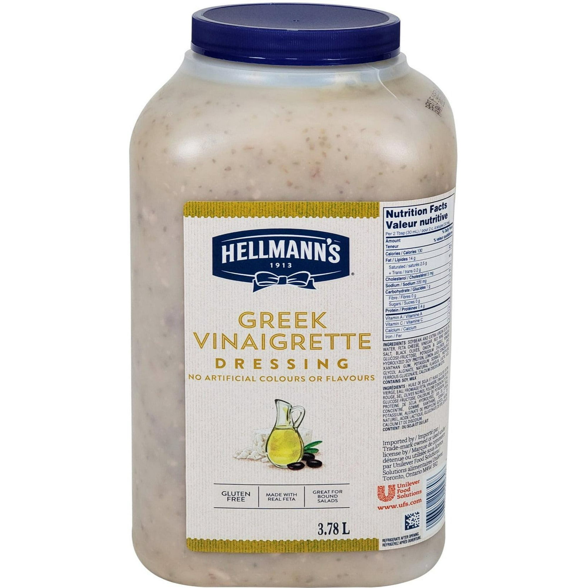 Click here for Hellmanns Greek Vinaigrette Salad Dressing Jug Glu... prices