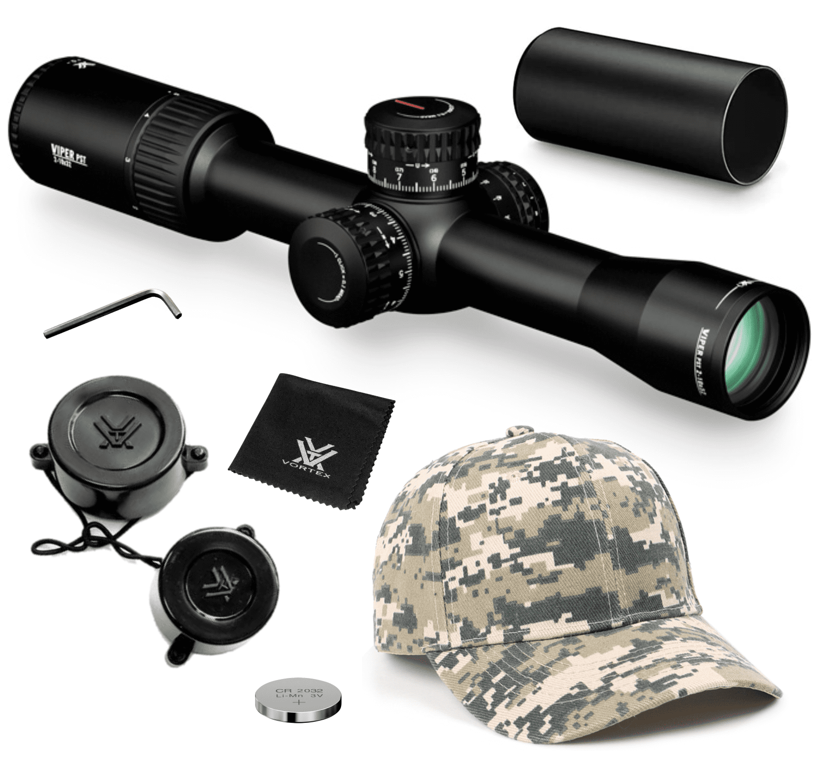 Vortex Optics Viper PST Gen II 2-10x32 FFP EBR-4 MRAD Riflescope with ...
