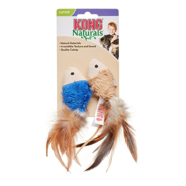 KONG Crinkle Fish Cat Toy, Assorted - Walmart.com