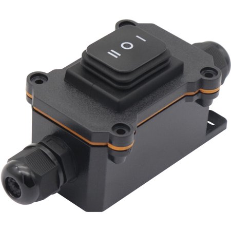 IP68 Waterproof Junction Box + Outdoor 12V 3 Speed Toggle Switch Set 2 ...