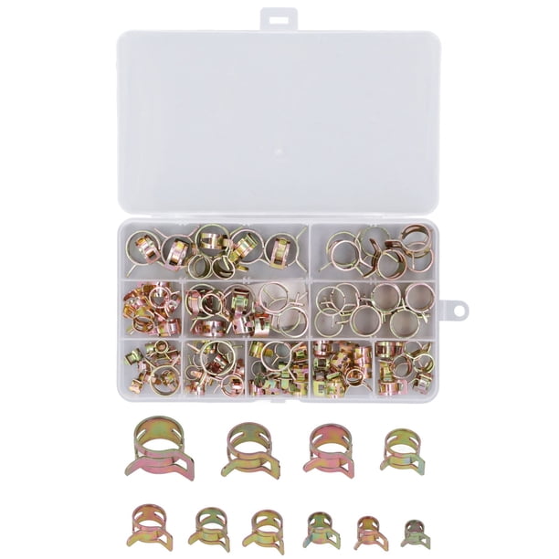 Spring Band Type Clip, 100pcs Adjustable Fuel Line Clamp For Tube ...