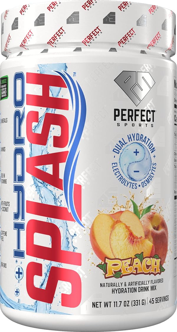 Mezcla de bebidas hidratantes PERFECT SPORTS Hydro Splash Peach 45 Serv ...