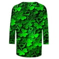Rqyyd St Patrick Day Shirt For Women Plus Size St Patricks Day Shirt