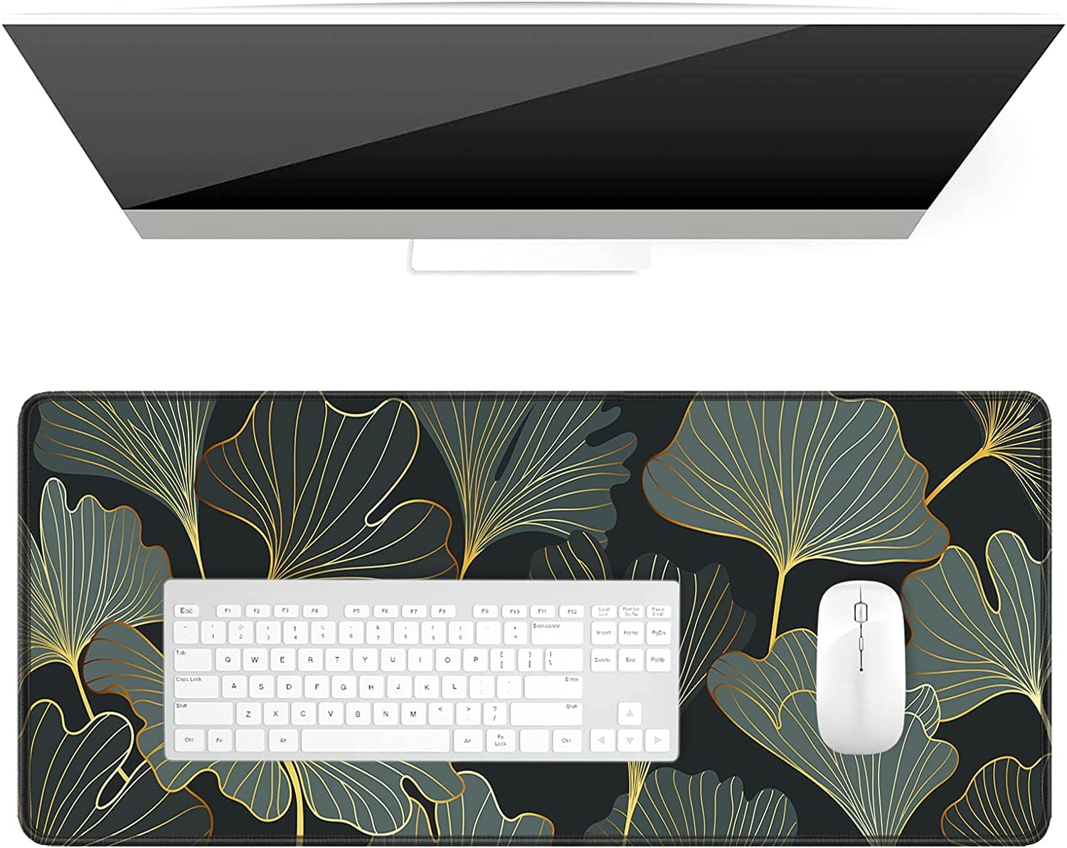 Desk Pad, XL Extended Large Gaming Mouse Pad 31.5 x 11.8 Inch ...