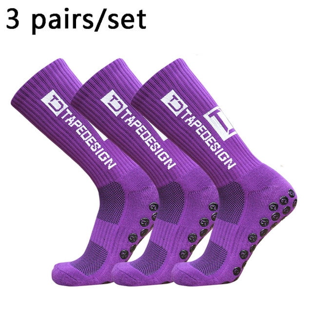 Click here for Lngoor 3 Pairs Anti-Slip Soccer Socks Women Men Ou... prices