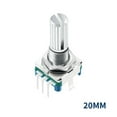 AFQH 10 EC11 Rotary Encoder Switches with Built in Push Button for Various Projects - Walmart.com