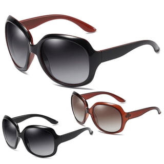 TINHAO Polarized Sunglasses Fit Over Glasses for Women Oversized Square ...