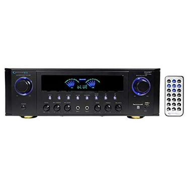 Technical Pro Home Stereo Power Theater Amp, 6000W Peak, Bluetooth ...