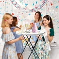 32" Round Plastic Folding High Top Table - Versatile Bar, Cocktail ...