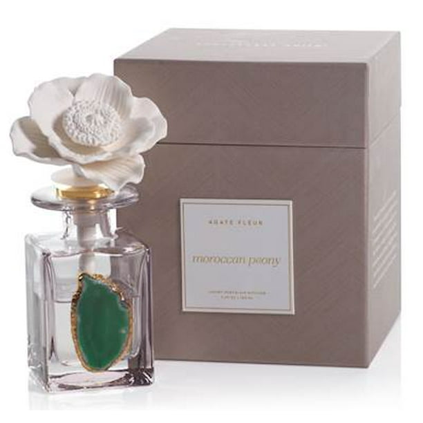 MOROCCAN PEONY Agate Flower Zodax Porcelain Diffuser - Walmart.com
