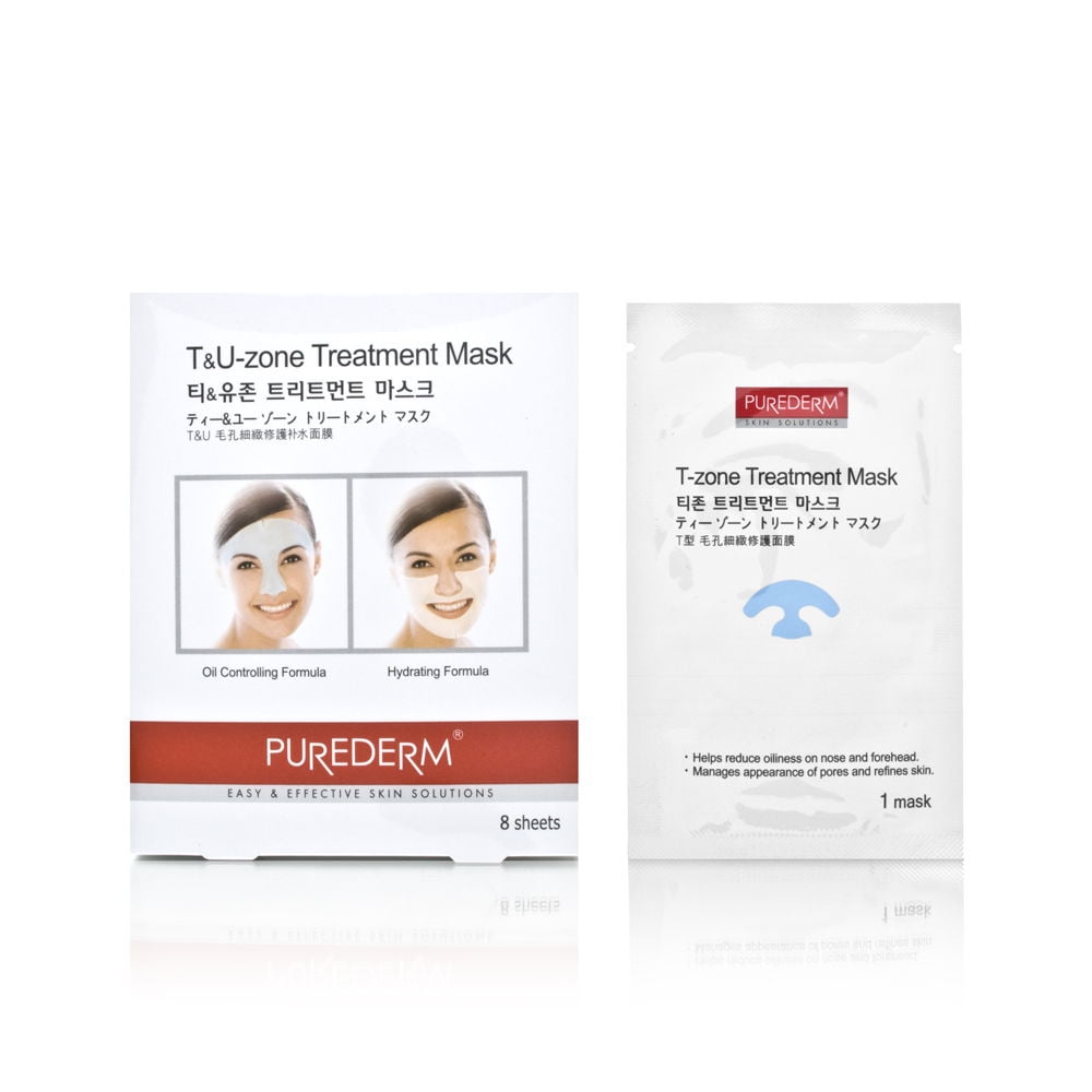 Purederm T&U Zone Treatment Mask 8 Sheets - Walmart.com