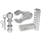 Trimax TRZ6AL-RP Razor Aluminum Adjustable Drop Hitch, Pin & Clip - 6 ...