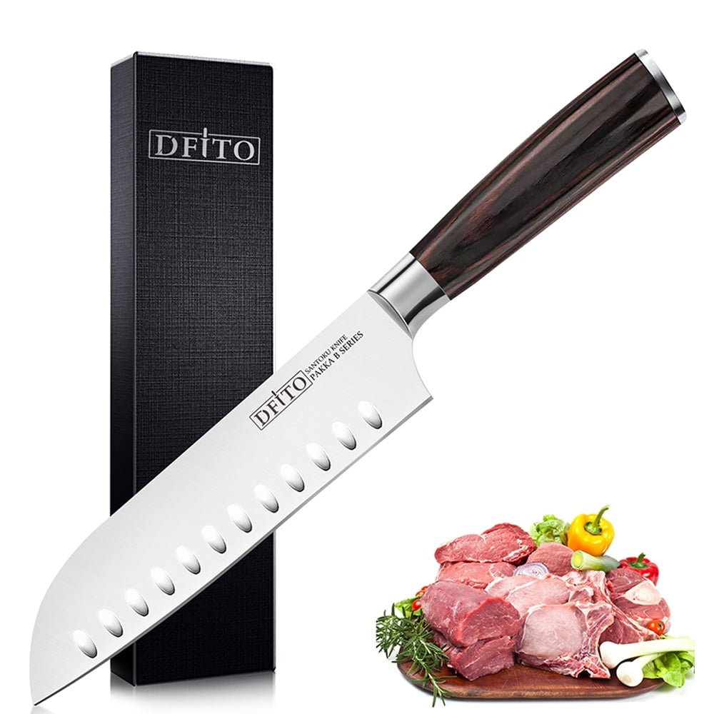 DFITO 7 Inch Sande Pattern Sandok Knife, High Carbon Stianless Steel ...