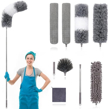 E-Cloth Flexi-Edge Floor & Wall Duster with Telescoping Handle ...