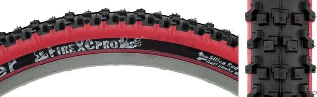 Panaracer Fire XC Pro Tire 26 x 2.1 Clincher Wire Black/Red 30tpi ...