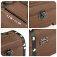 Retro Decorative Box for Home Decor: Antique Stained Wood Treasure ...