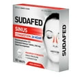 Sudafed Sinus Congestion 24 Hour, Maximum Strength Decongestant, 10 ct ...