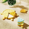 Cheese Ice Cream Molds Set with Lids, Stackable Non-stick Plastic Ice ...