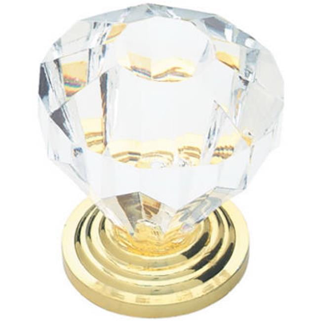 Liberty Hardware P30122C-CL-C5 Clear Acrylic Faceted Knob - 1.25 in ...