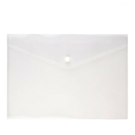 24 Pcs A4 Size Envelope File Document Folder Clear Document Envelope ...