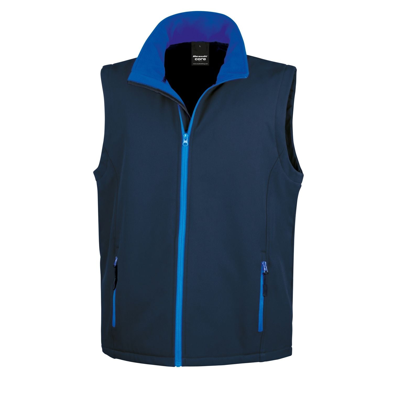 Click here for Result Mens Core Printable Softshell Bodywarmer L prices