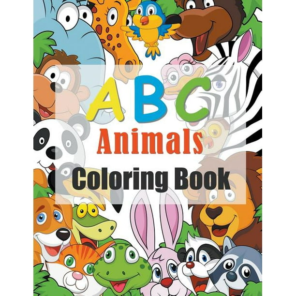 ABC Animals : Kids Coloring Book (Paperback) - Walmart.com