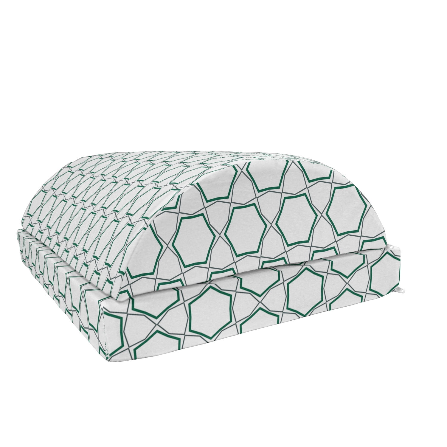 Geometric Foot Rest, Abstract Concept Different Hexagons in Floral ...