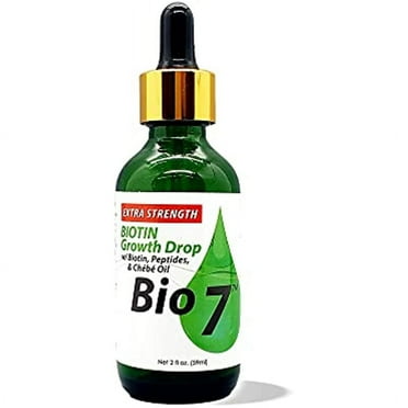 By Natures Bio 7 Biotin Growth Drop, 2 Oz. - Walmart.com