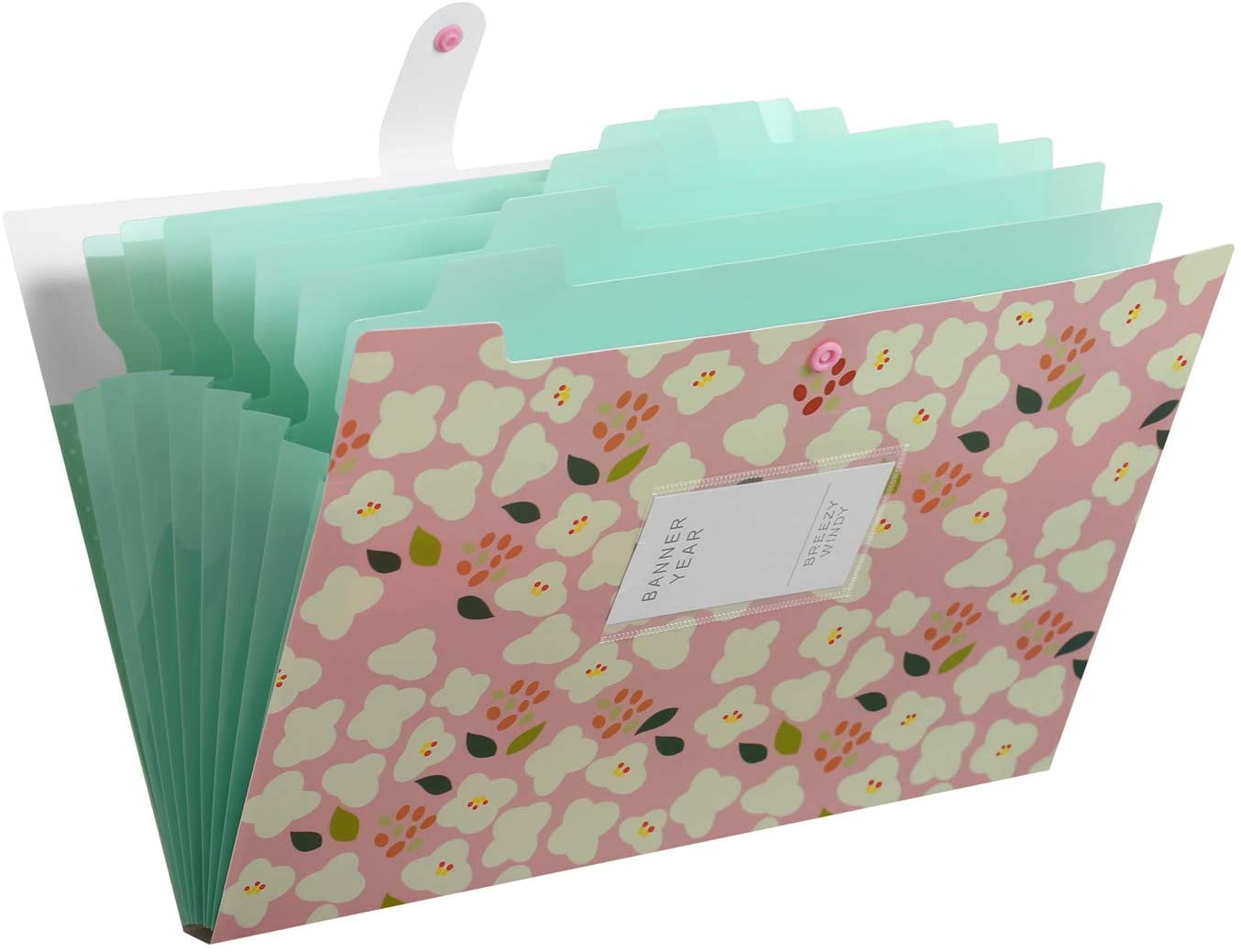 Expanding File Folder Floral Printed Expanding File Folder With 6 ...