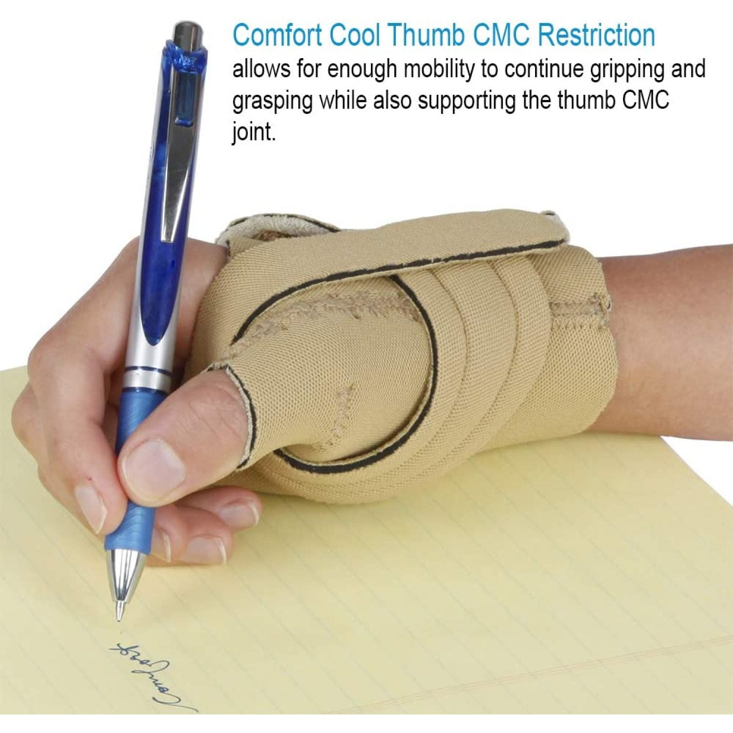 Buy MOWENTA Thumb CMC Restriction Splint. Beige Patented Thumb Brace ...