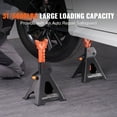 BENTISM Heavy Duty 3T Jack Stand - Steel, Adjustable, Vehicle Support ...