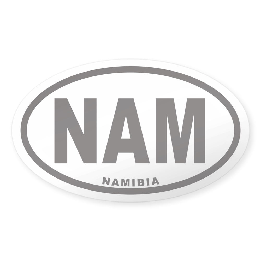 CafePress - NAMIBIA NAM Euro Oval Sticker - Sticker (Oval) - Walmart.com