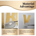 5 Inch Gold Letter Number Stickers, 122 Pieces Self Adhesive Alphabet ...