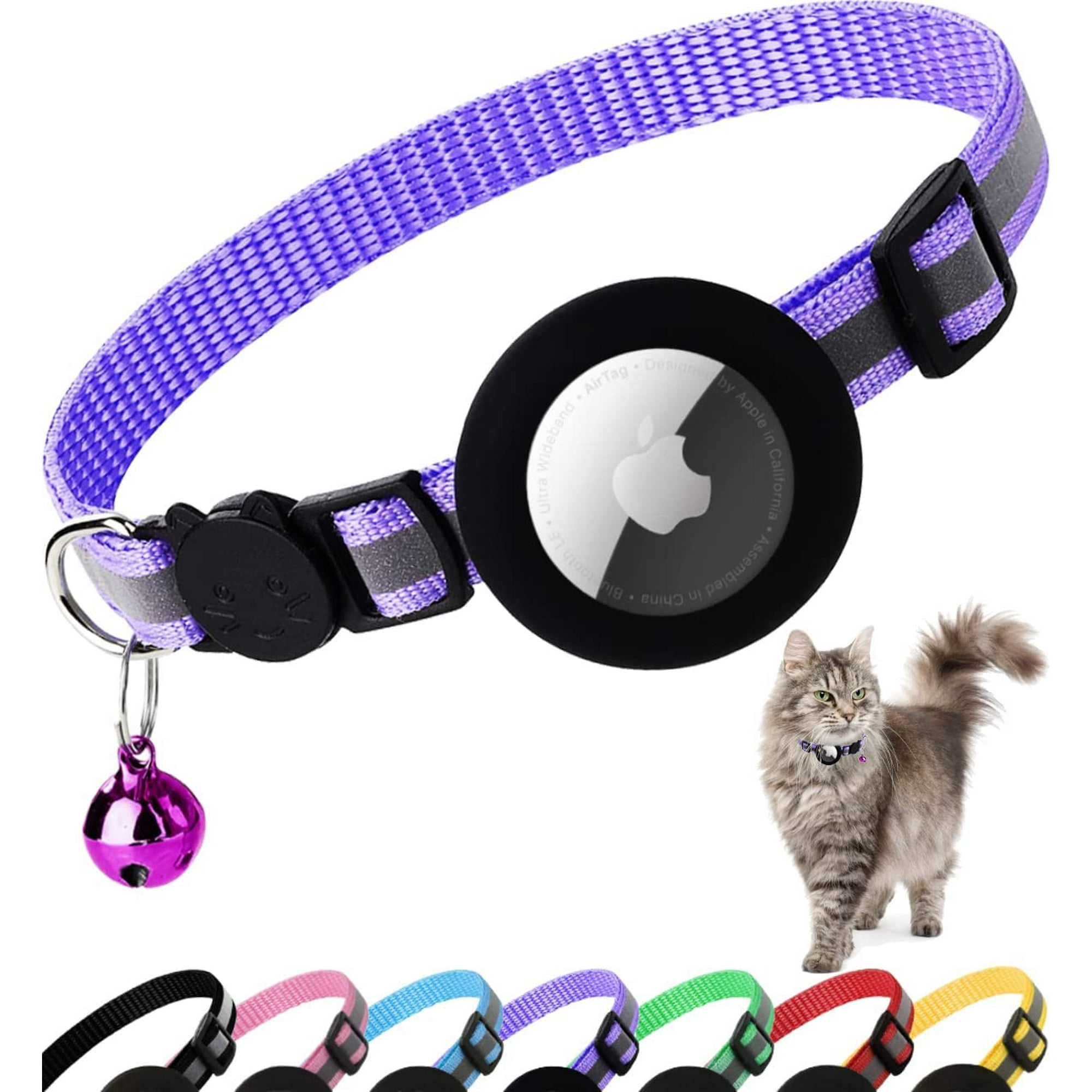 Click here for Laicaiw Airtag Cat Collar Breakaway  Reflective Ki... prices