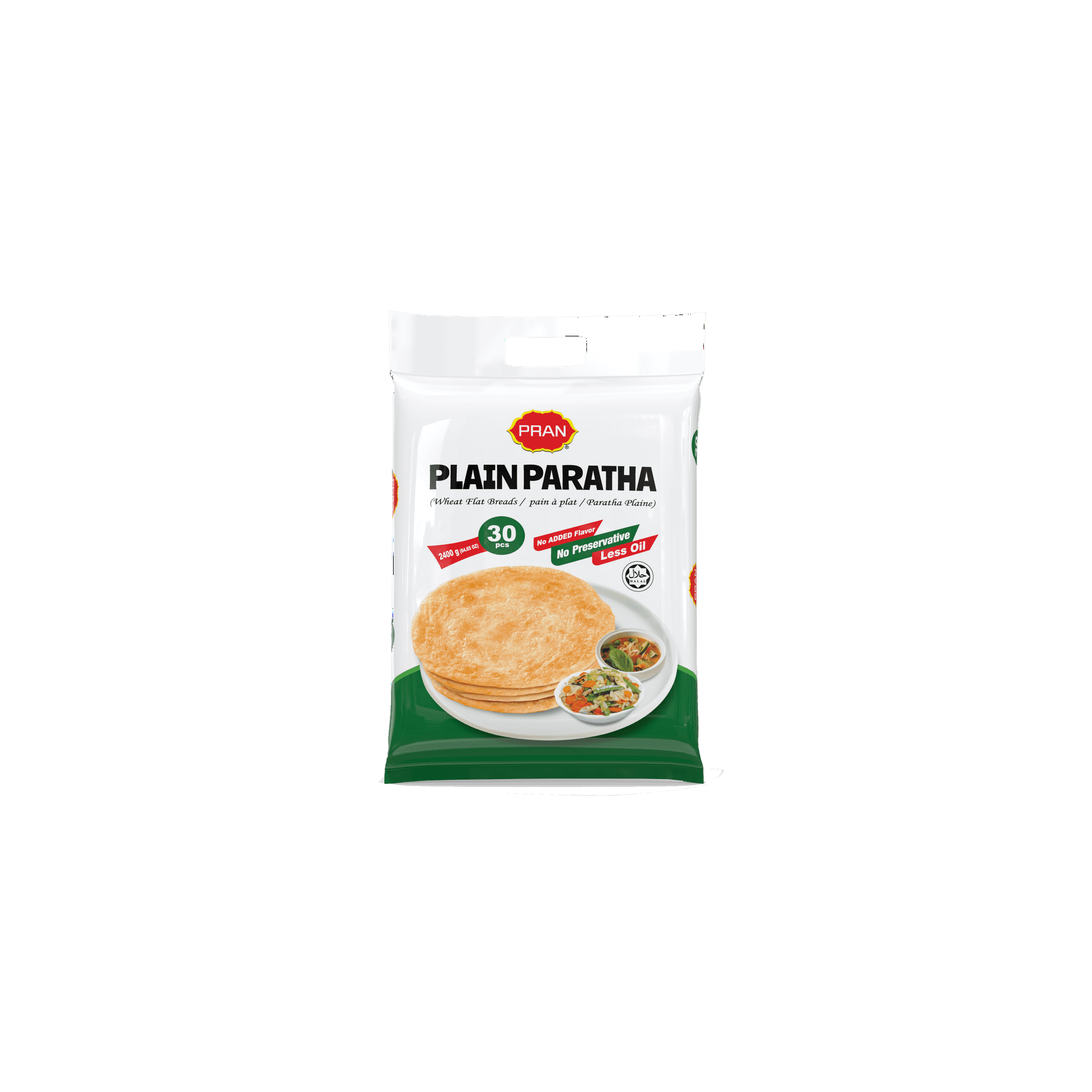 Click here for Pran Plain Paratha (30 Pc) 2400 G prices