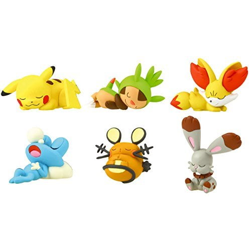 Pokemon XY Oyasumi Friends Figure - Goodnight Friends Sleeping Pokemon ...