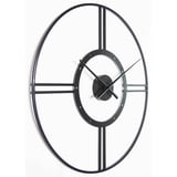 Infinity Instruments Astro Black Round Modern 24-inch Analog Wall Clock ...