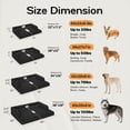 Orthopedic Bolster Dog Bed for Large Dogs – Memory Foam Cushion ...