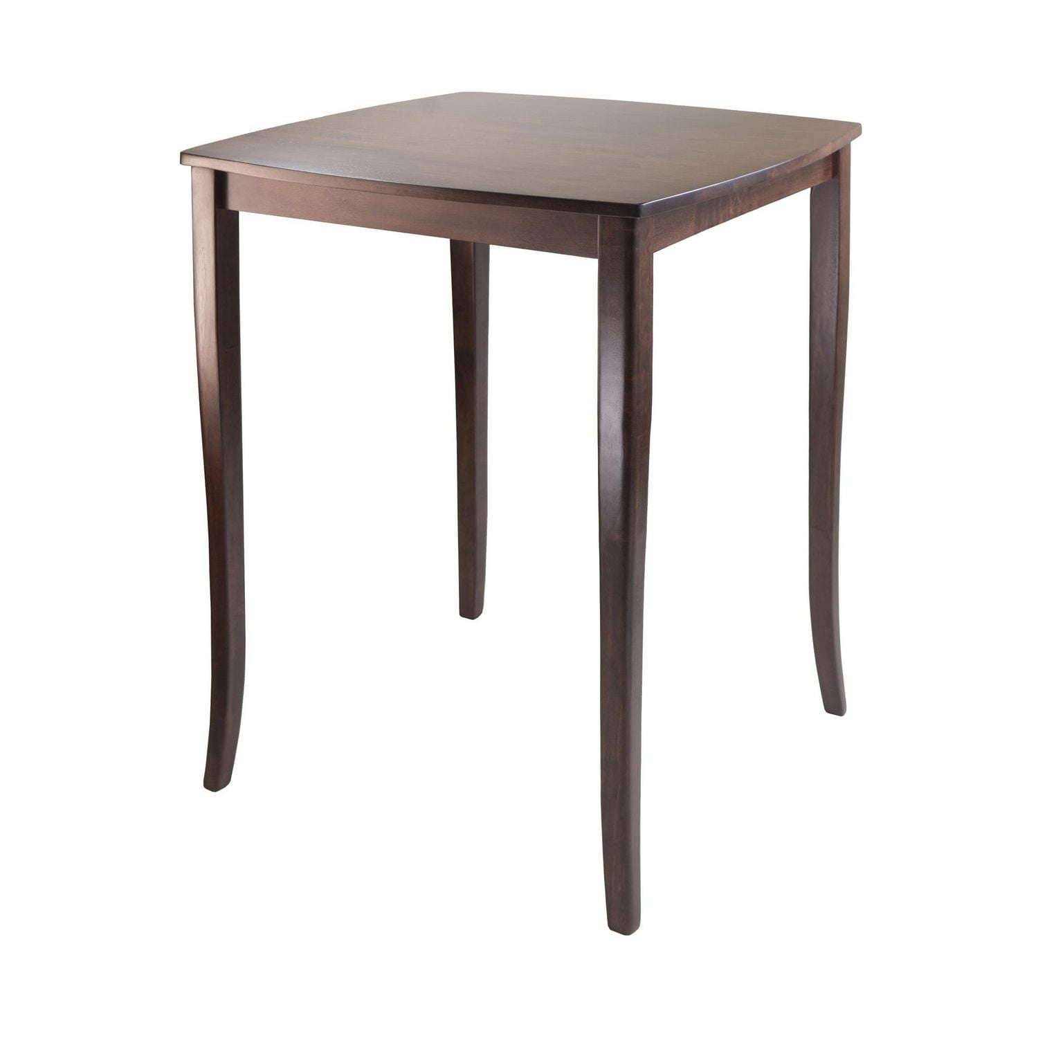 Click here for Winsome Inglewood High Table  Curved Top Walnut Fi... prices