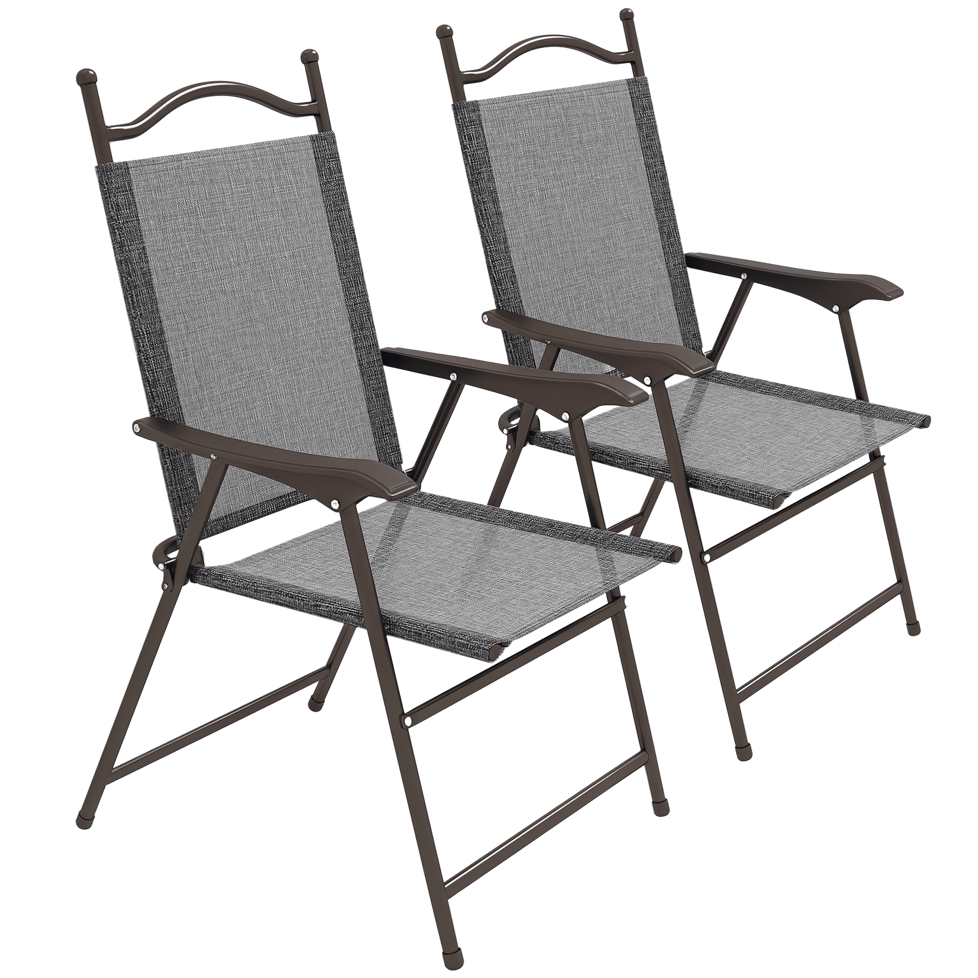 Click here for Outsunny Folding Patio Chairs Set Of 2 With Armres... prices