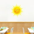 Smiling Sun Wall Sticker Wall Decal Sun Wallpaper for Kindergarten Home ...