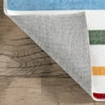 nuLOOM Effie Stripes Kids Machine Washable Area Rug, 7' 6" x 9' 6 ...