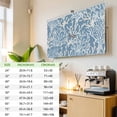 Blue Coral Coastal TV Dust Cover,Stretchable TV Screen Desktop Computer ...