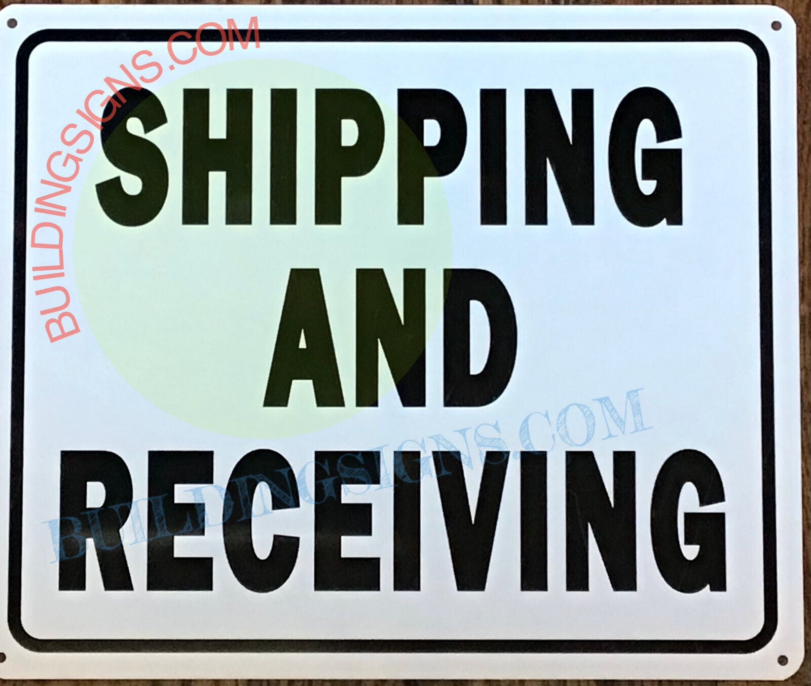 SHIPPING AND RECEIVING SIGN SHIPPING AND RECEIVING SIGN (10X12,White ...