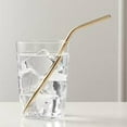 4th Utensil Stainless Steel Reusable Straw Set of 4 with 4 Removable ...