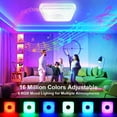 30W 4000LM LED Ceiling Light with Remote Control and App,with Bluetooth ...