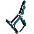 Dura-Tech Deluxe Fully Padded Nylon Horse Halter | Color Navy | Size ...