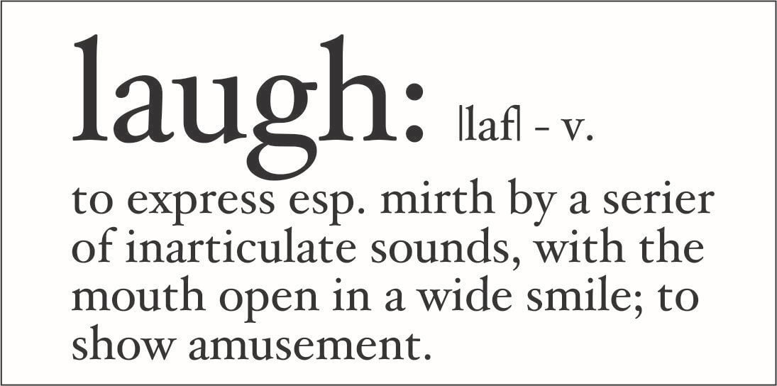 Laugh Definition Vinyl Decal - Small - Walmart.com